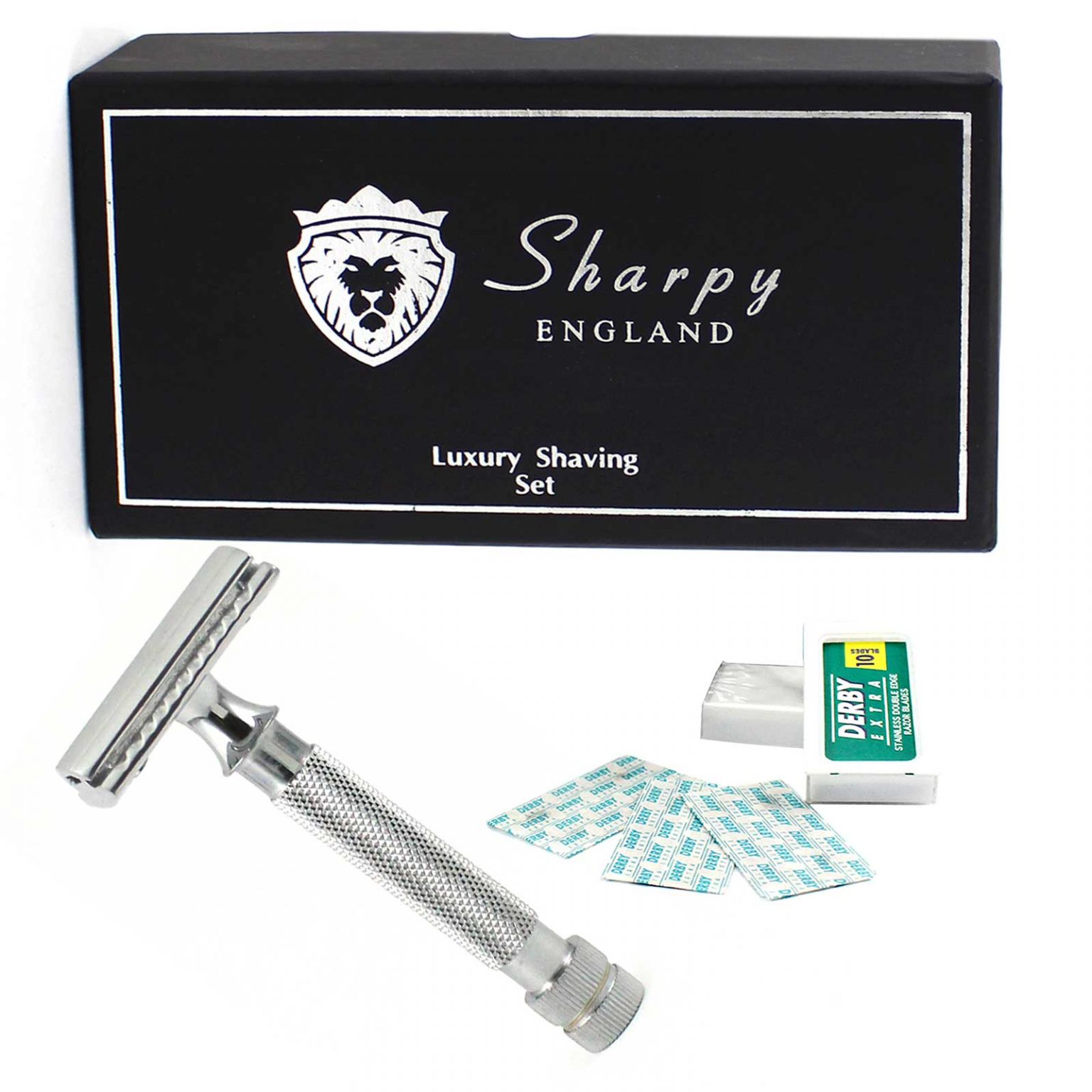 Double Edge De Safety Razor Stainless Steel R-44 - Sharpy England ...