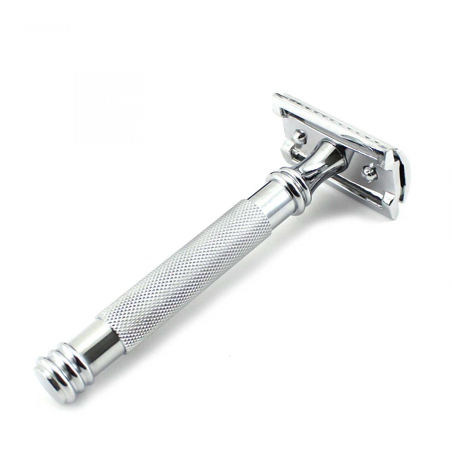 Double Edge De Safety Razor Silver R-38 - Sharpy England - Hairdressing ...