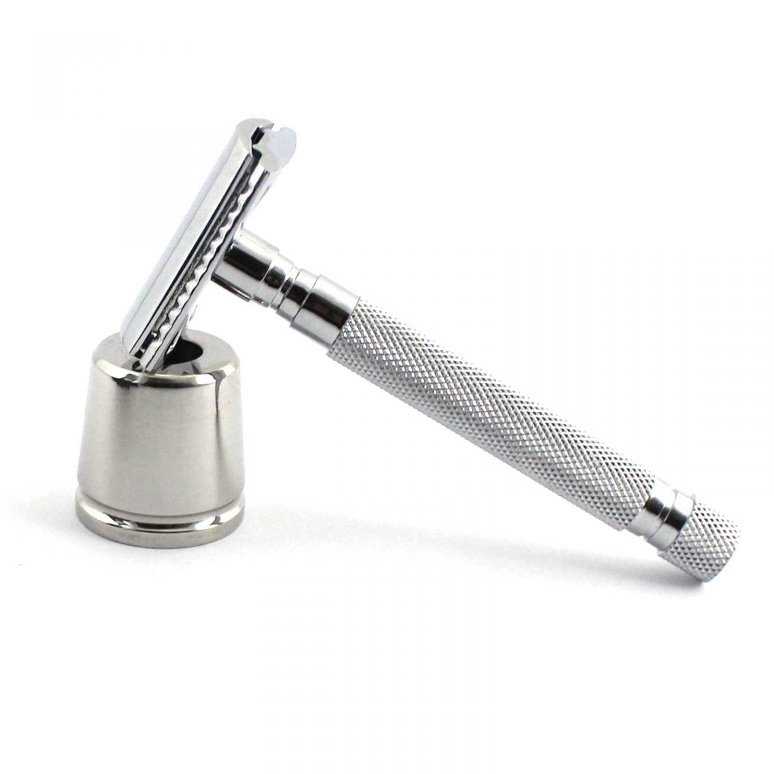 Double Edge De Safety Razor Stainless Steel With Stand R-41 - Sharpy ...