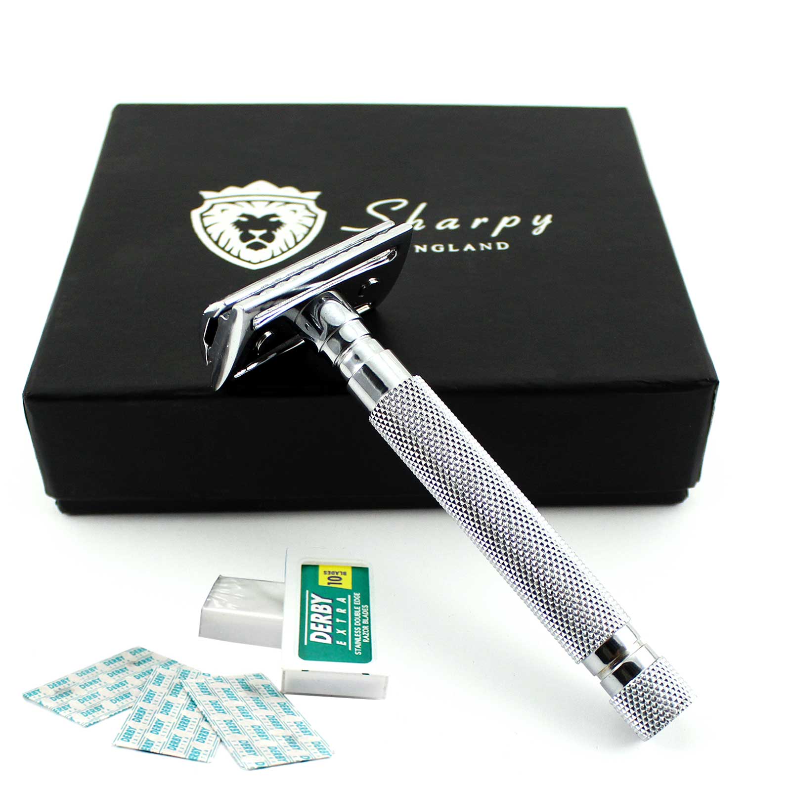 Double Edge De Safety Razor Stainless Steel R-41 - Sharpy England ...