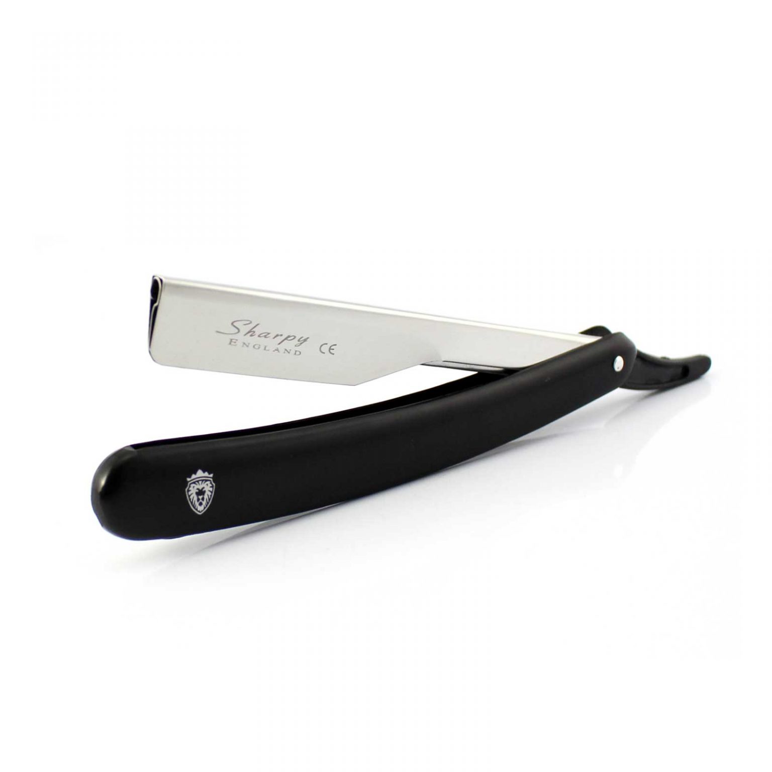 Barber Cut Throat Shaving Razor With Slider Black R-15 - Sharpy England ...